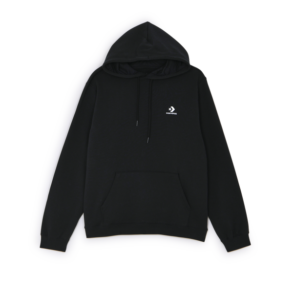CONVERSE HOODIE STAR CHEVRON EMBROIDERED ZWART - TRUI HEREN | Courir.be